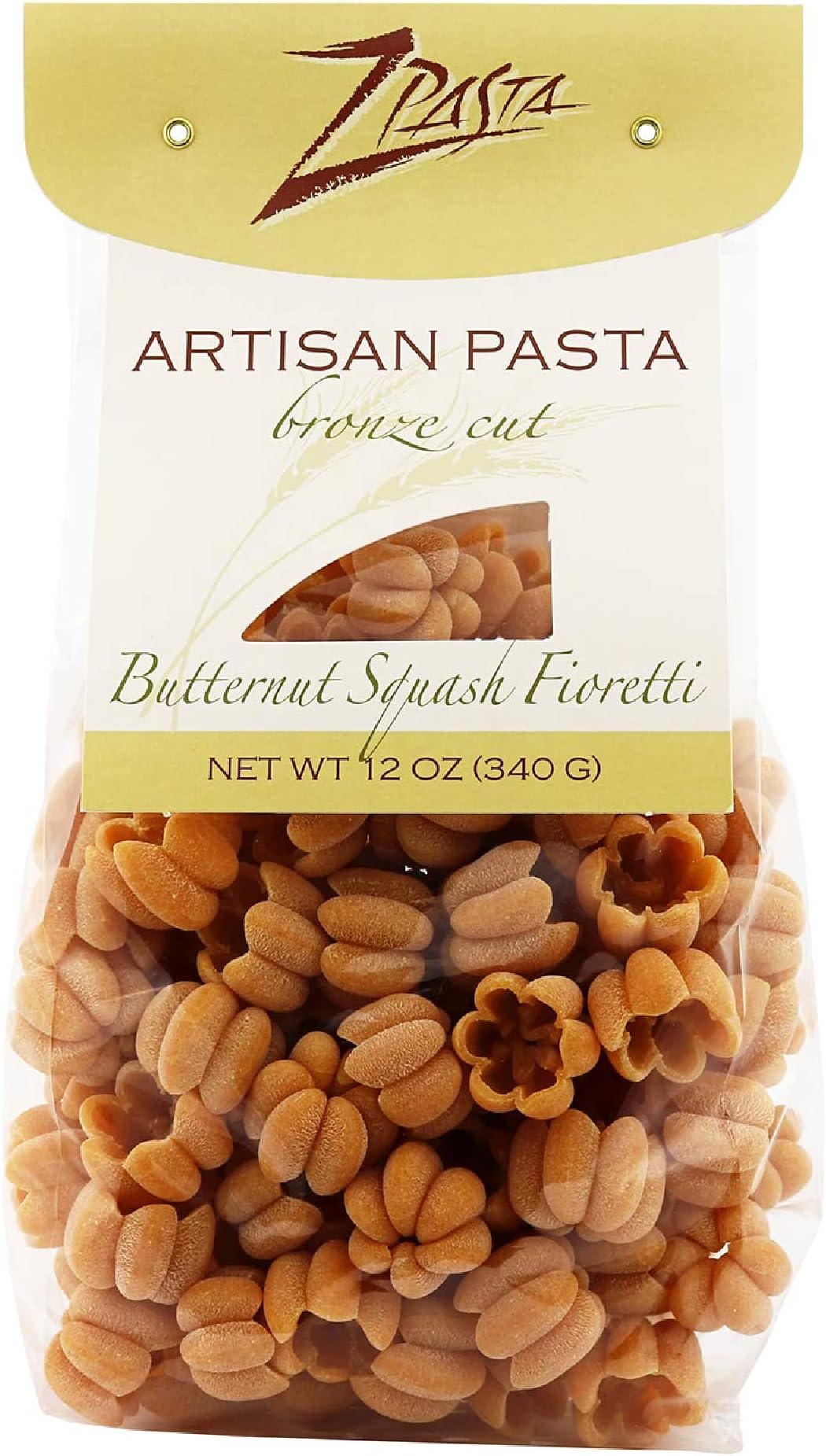 Amazon.com : ZPasta Butternut Squash Fioretti - Bronze Cut Artisan ...