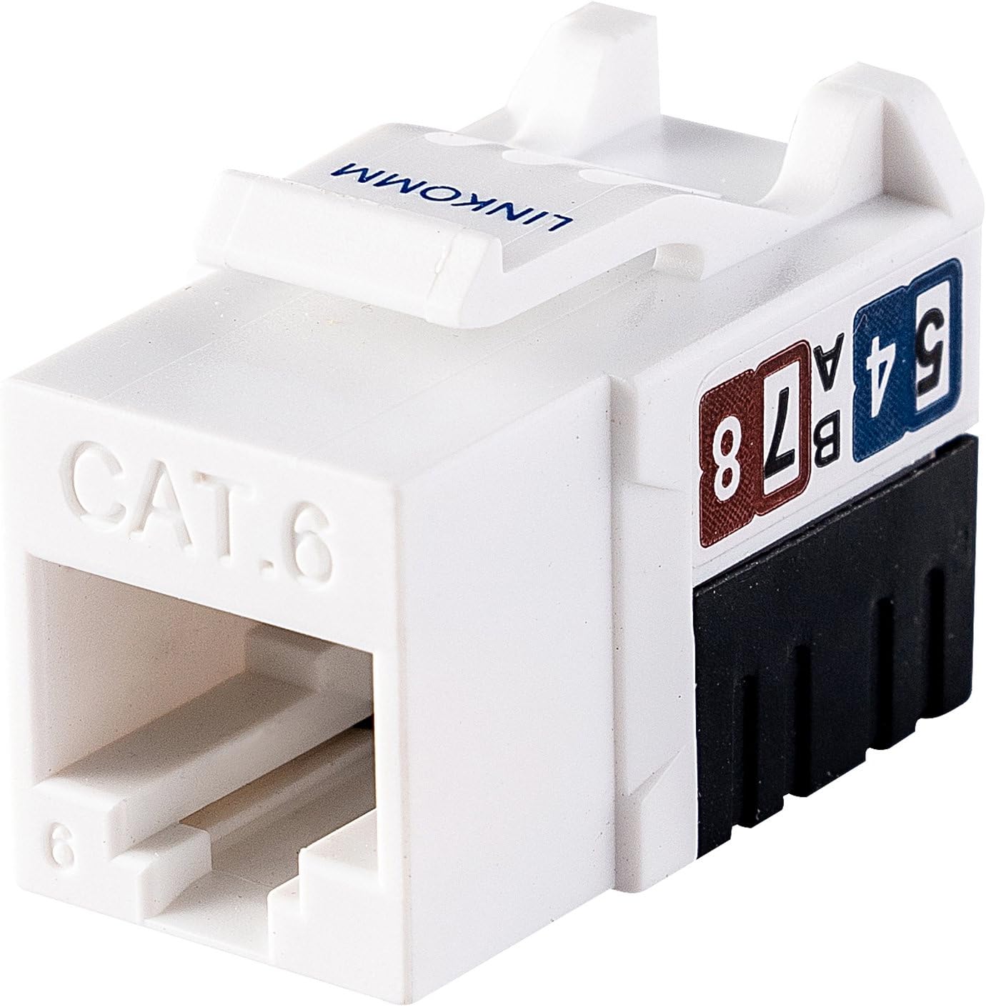 Amazon.com: LINKOMM 25-Pack RJ45 Cat6 Slim Profile UTP Unshielded ...