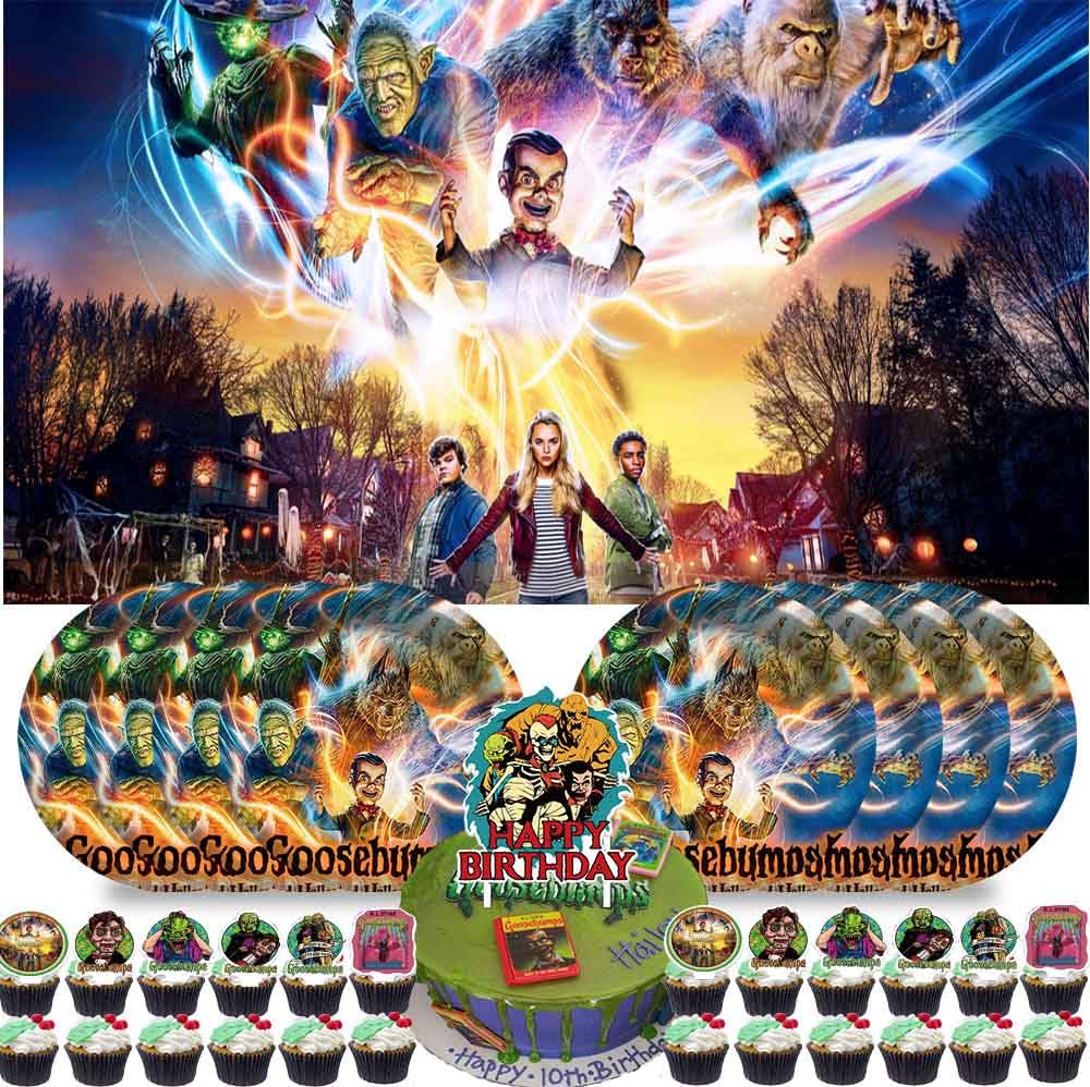 Amazon.com: Party Supplies for Movie Goosebumps Birthday Decorations ...