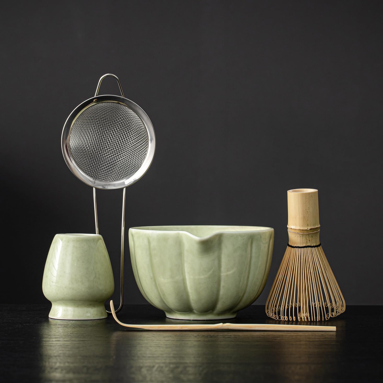 Amazon.com: Ochcahser Matcha Set, Matcha Whisk Set Includes Matcha Bowl ...