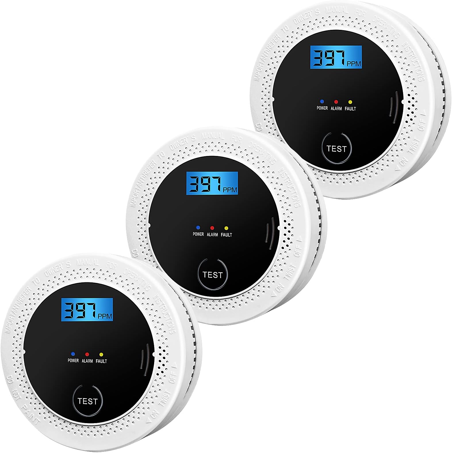 Kidde Smoke Detector, 10-Year Battery, Photoelectric Sensor Wire-Free ...