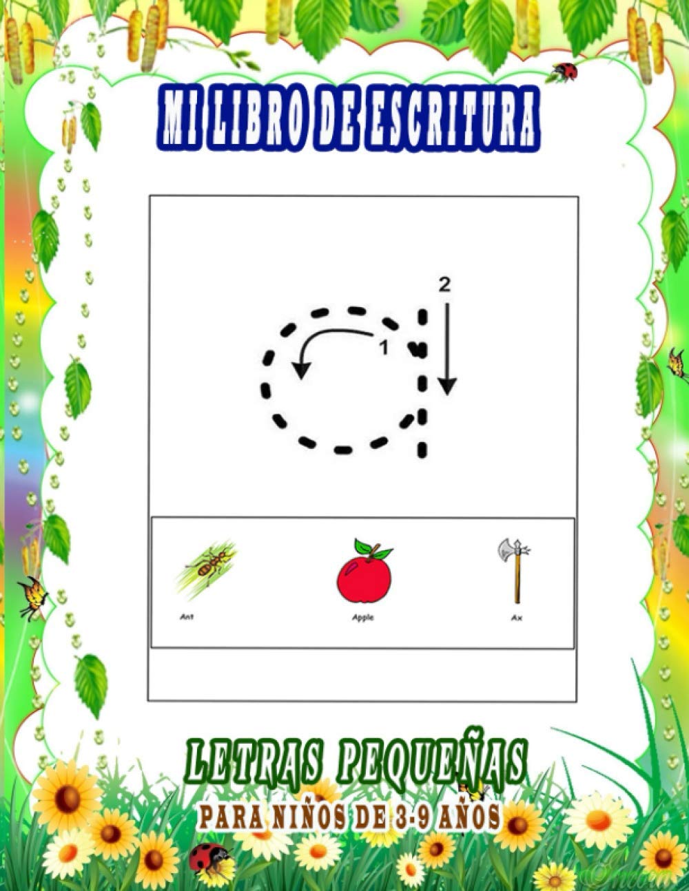 Buy Mi Libro De Escritura LETRAS PEQUEÑAS Para niños de 3-9 años ...