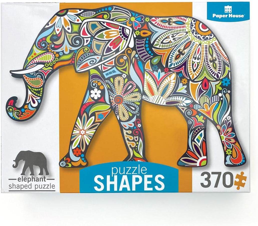 Amazon.com: Paper House Productions Boho Elephant 470-piece Die Cut ...