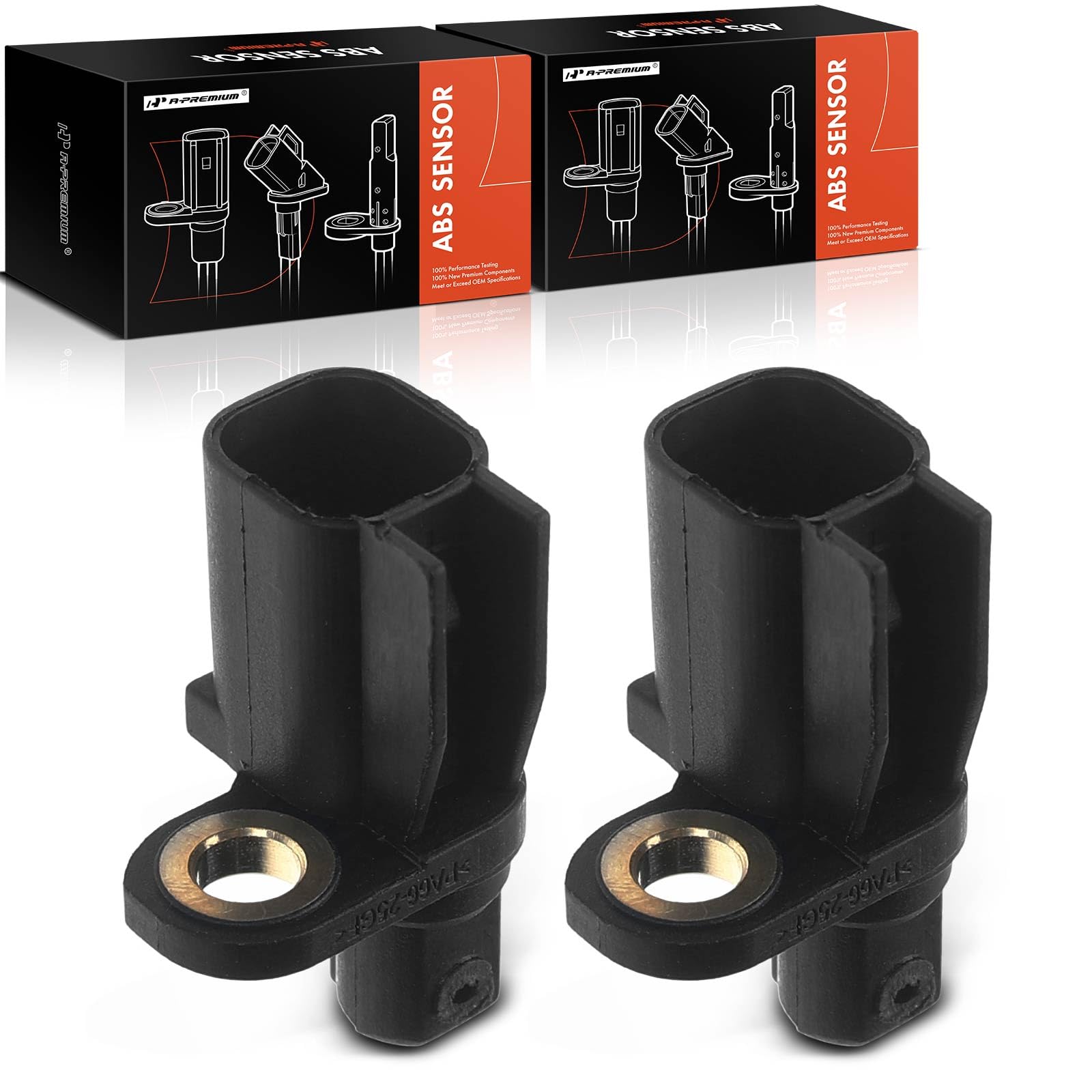 Amazon.com: A-Premium 2PC Set Rear Side ABS Wheel Speed Sensor ...