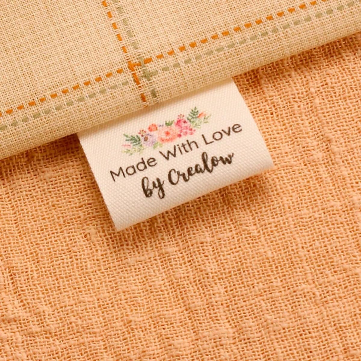 Amazon.com : PGORSDOR Custom Sewing Labels,Clothing Labels,Fabric Name ...