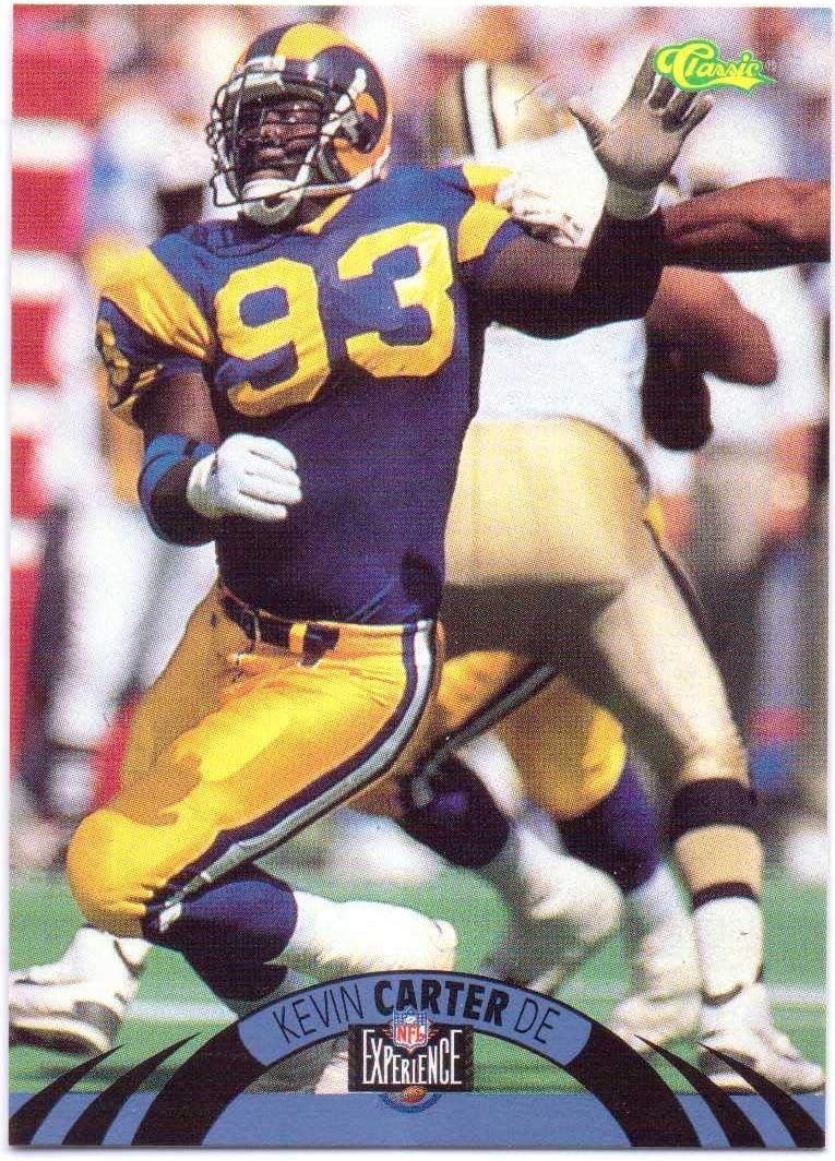 Amazon.com: Kevin Carter 1996 Classic NFL Experience #111 - St. Louis ...