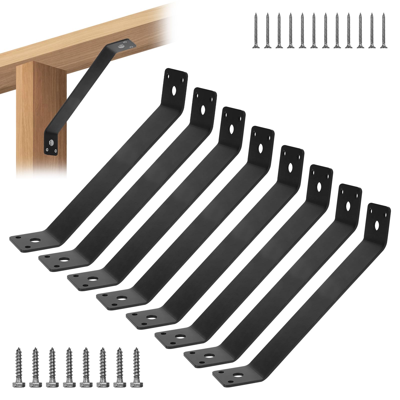 Amazon.com: Rasugarlary Inside Mount 45-Degree Angle Bracket, 11-1/8 ...
