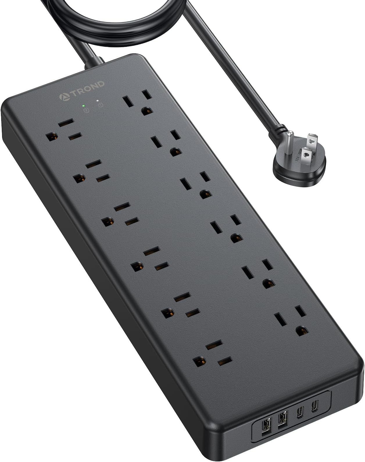 Amazon.com: Surge Protector Power Strip 10 ft cord-15 Widely Spaced ...