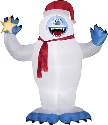 Gemmy Christmas Inflatable Colossal 12ft Bumble with Barbados | Ubuy