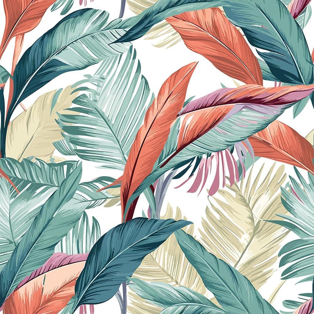 REDAMANCY Exotic Tropical Banana Palm Tree Leaf Peel and Stick ...