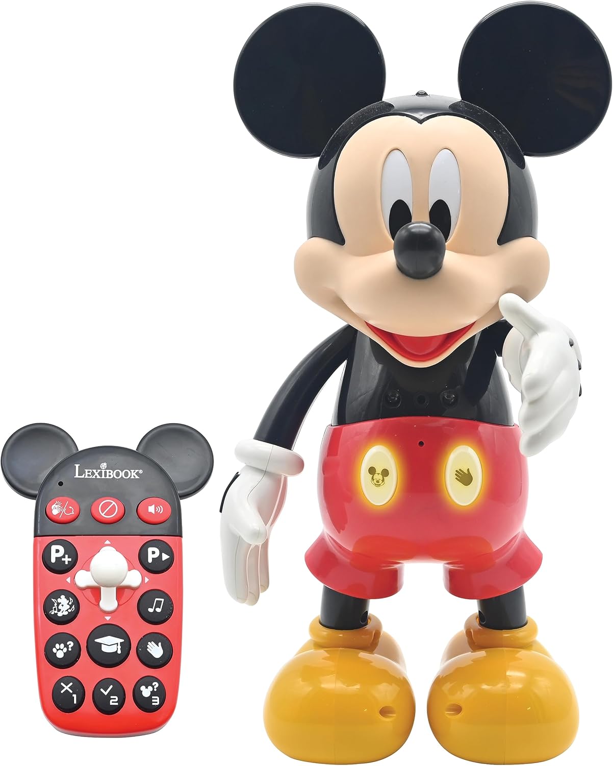 Disney Bilingual Mickey Robot - 100 Educational Quizzes, Light Effects ...