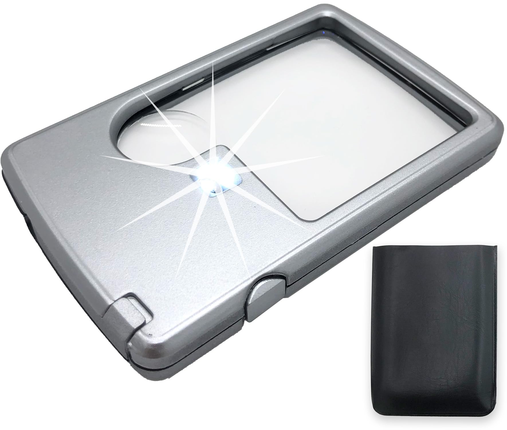 Amazon.co.jp: E-FINDS ルーペ LED 拡大鏡 虫眼鏡 カードタイプ ポケット 薄型 ライト付き ルーペ付き 携帯ルーペ LEDライト 手持ち カード式 ミニ 虫メガネ ...