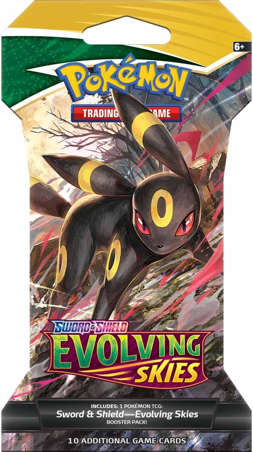 Amazon.com: Pokemon TCG: Sword & Shield - Evolving Skies Sleeved Single ...
