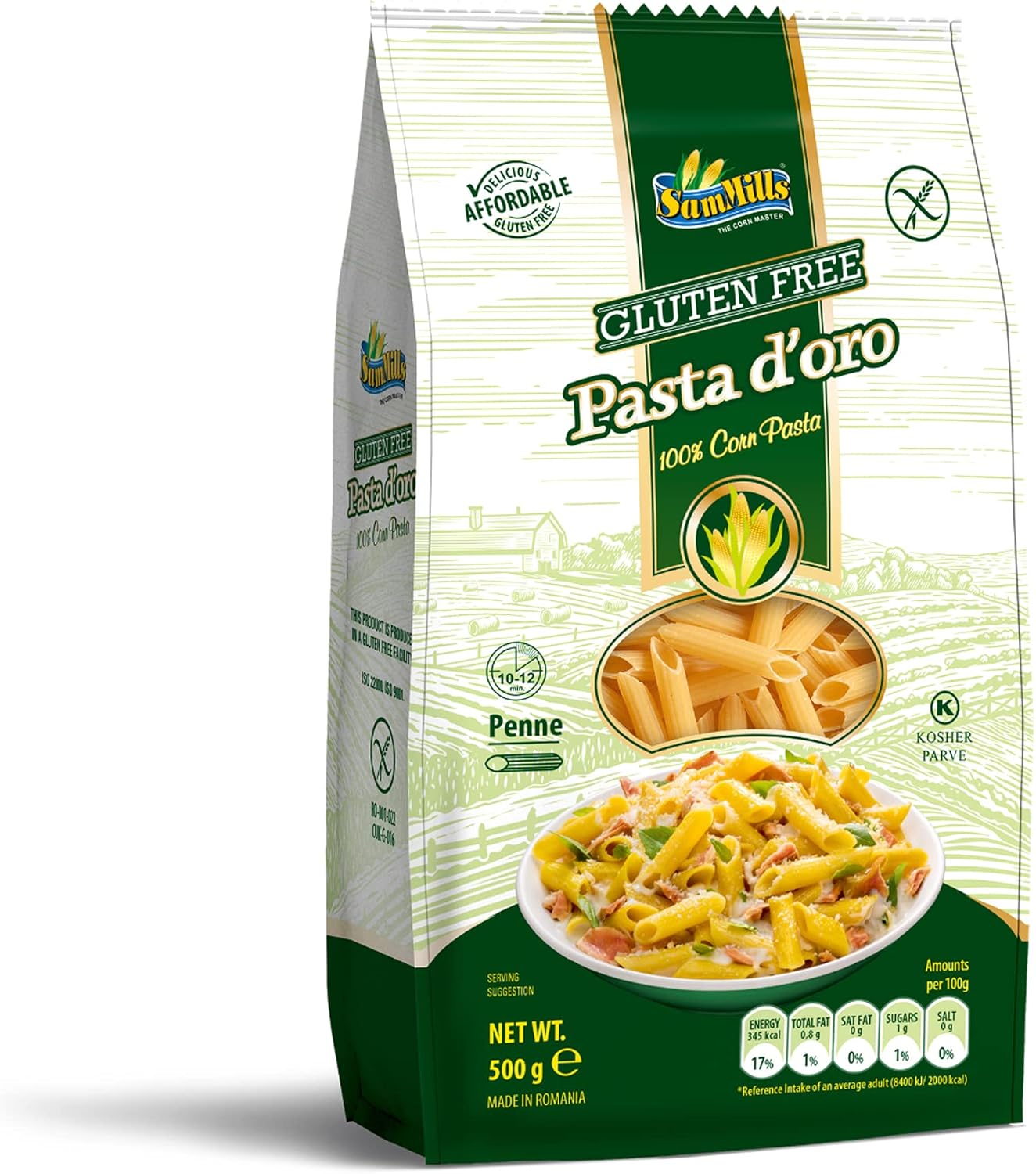Sam Mills Pasta Doro Penne, 500 g, Multicolour : Buy Online at Best ...