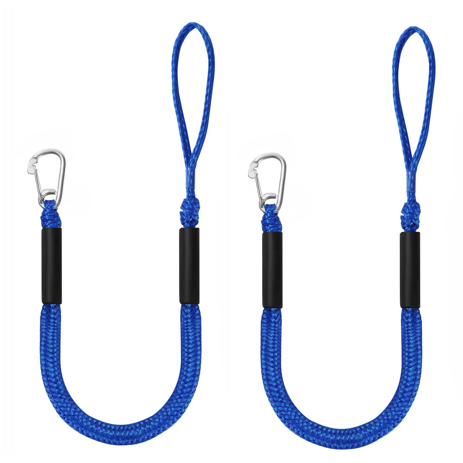 Amazon.com: DockMoor Bungee Dock Lines for Boats Marine Mooring Lines ...