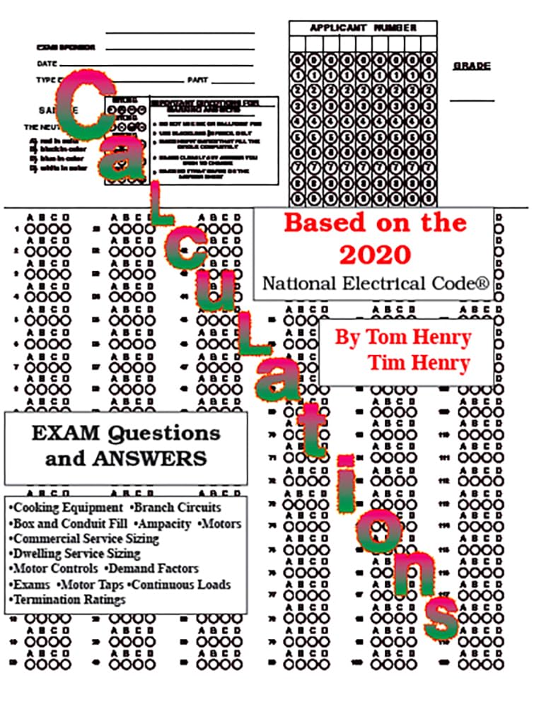 Amazon.com: 2020 Calculations for the Electrical Exam by Tom Henry ...