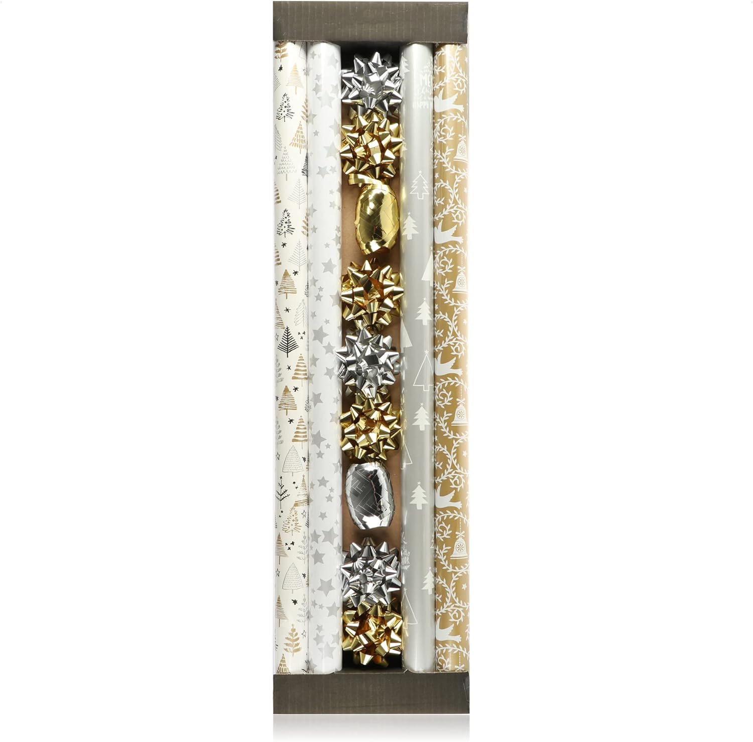 com-four® Christmas Gift Wrap Set with Accessories : Amazon.de ...