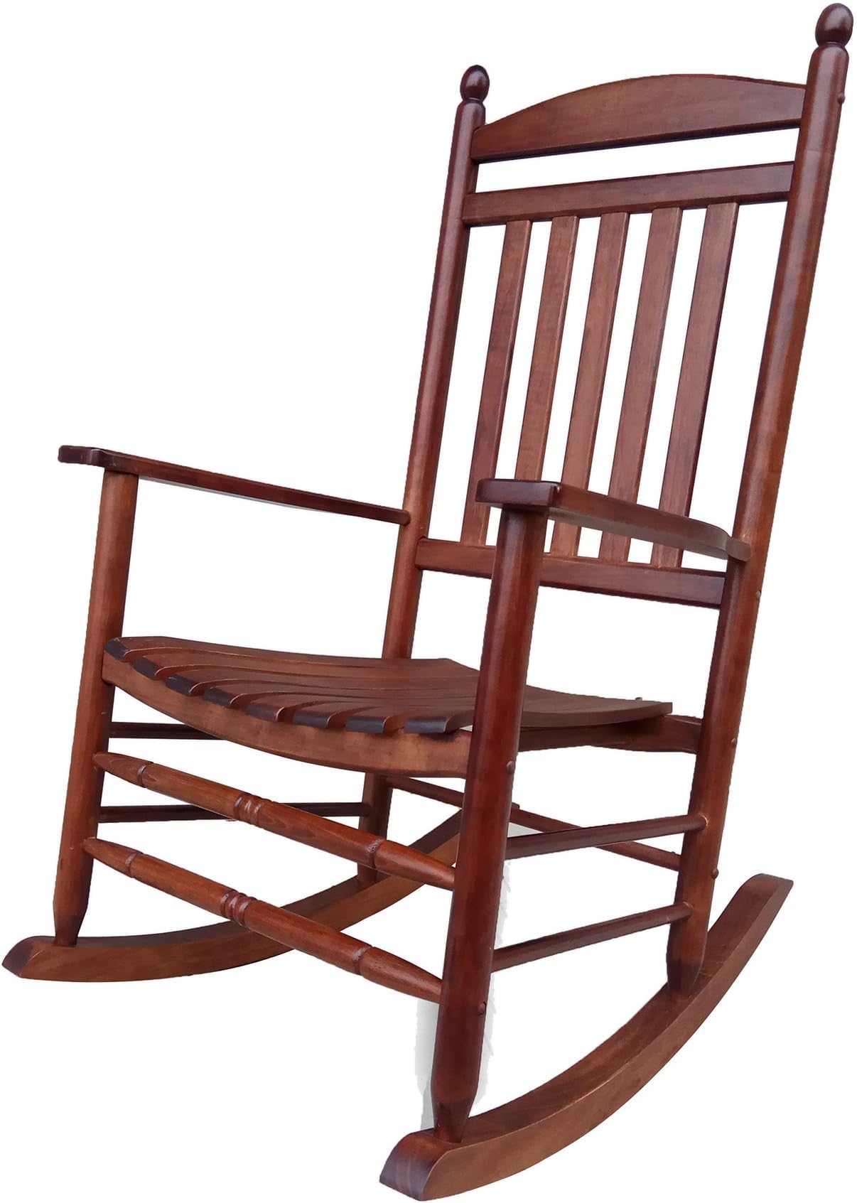 Amazon.com: Rocking Rocker-A040RD Red Wood Porch Rocker/Outdoor Rocking ...