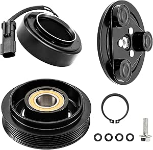 Amazon.com: ZonCar AC Air Conditioning Compressor Clutch Kit ...