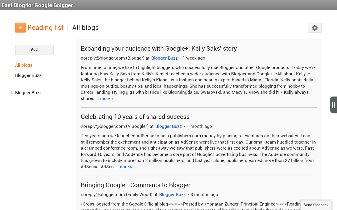 Easy Blog for Google Blogger - App on Amazon Appstore