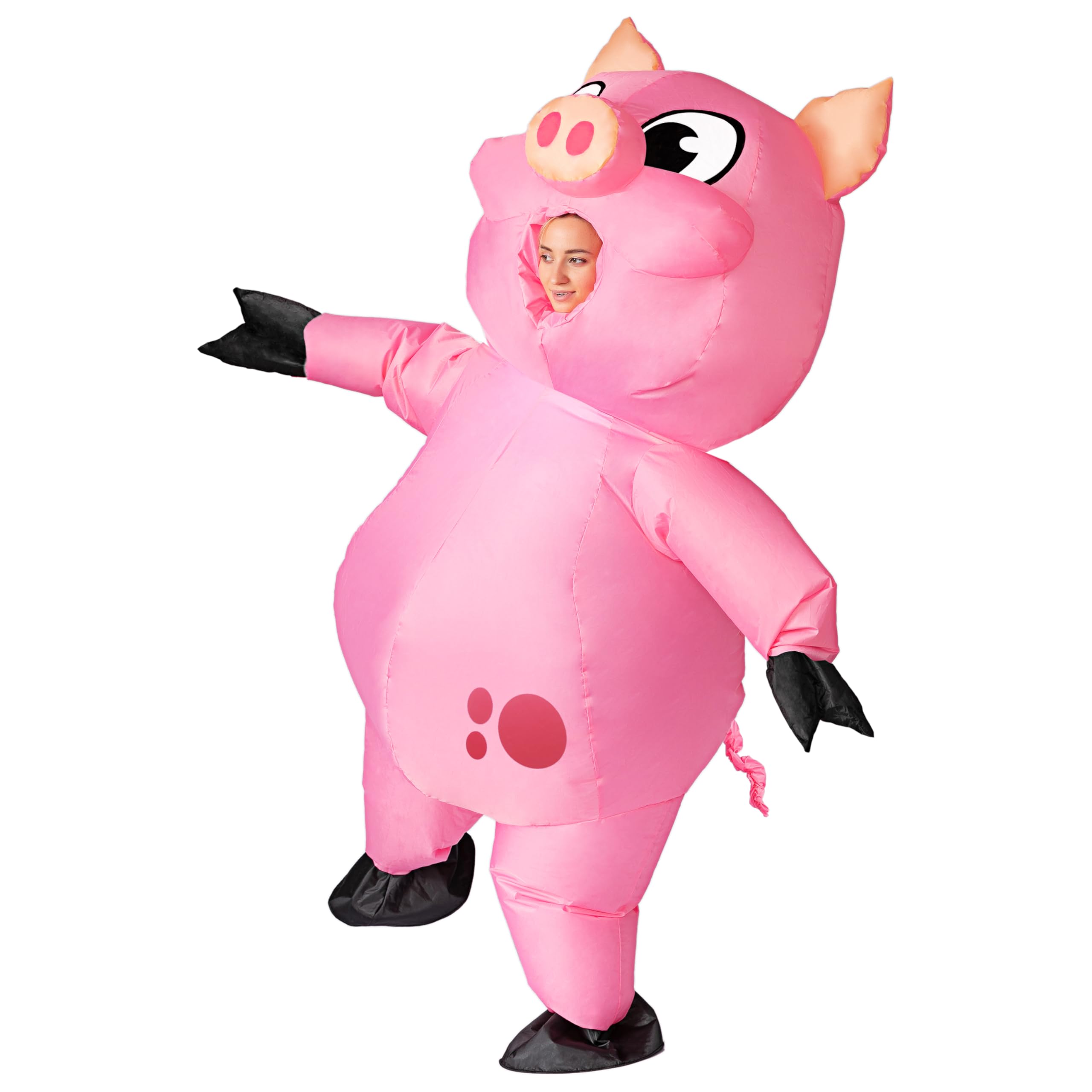 Spooktacular Creations Inflatable Piggy Halloween Costume Adult Unisex ...