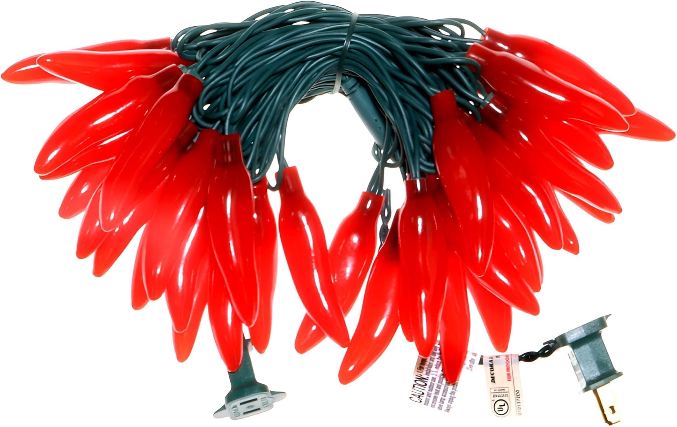 Amazon.com: Lights4fun, Inc. 20 Red Chili Pepper Battery Operated LED ...