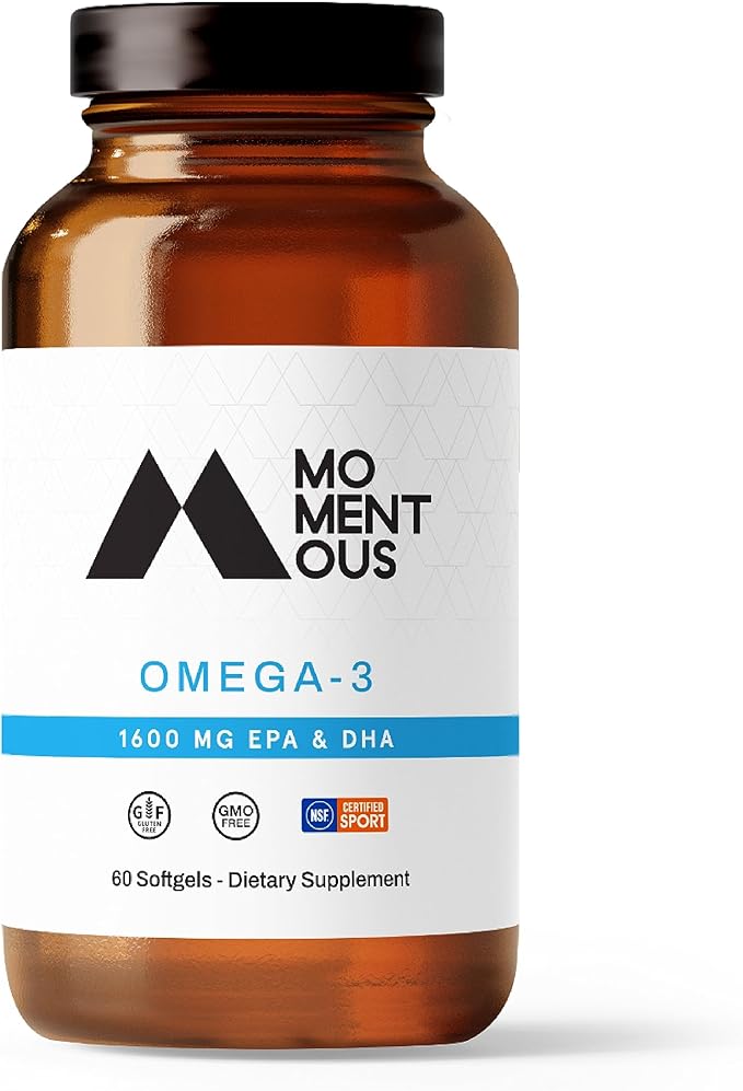 Amazon.com: Momentous Omega-3 1600mg Daily Fish Oil Supplement with EPA ...