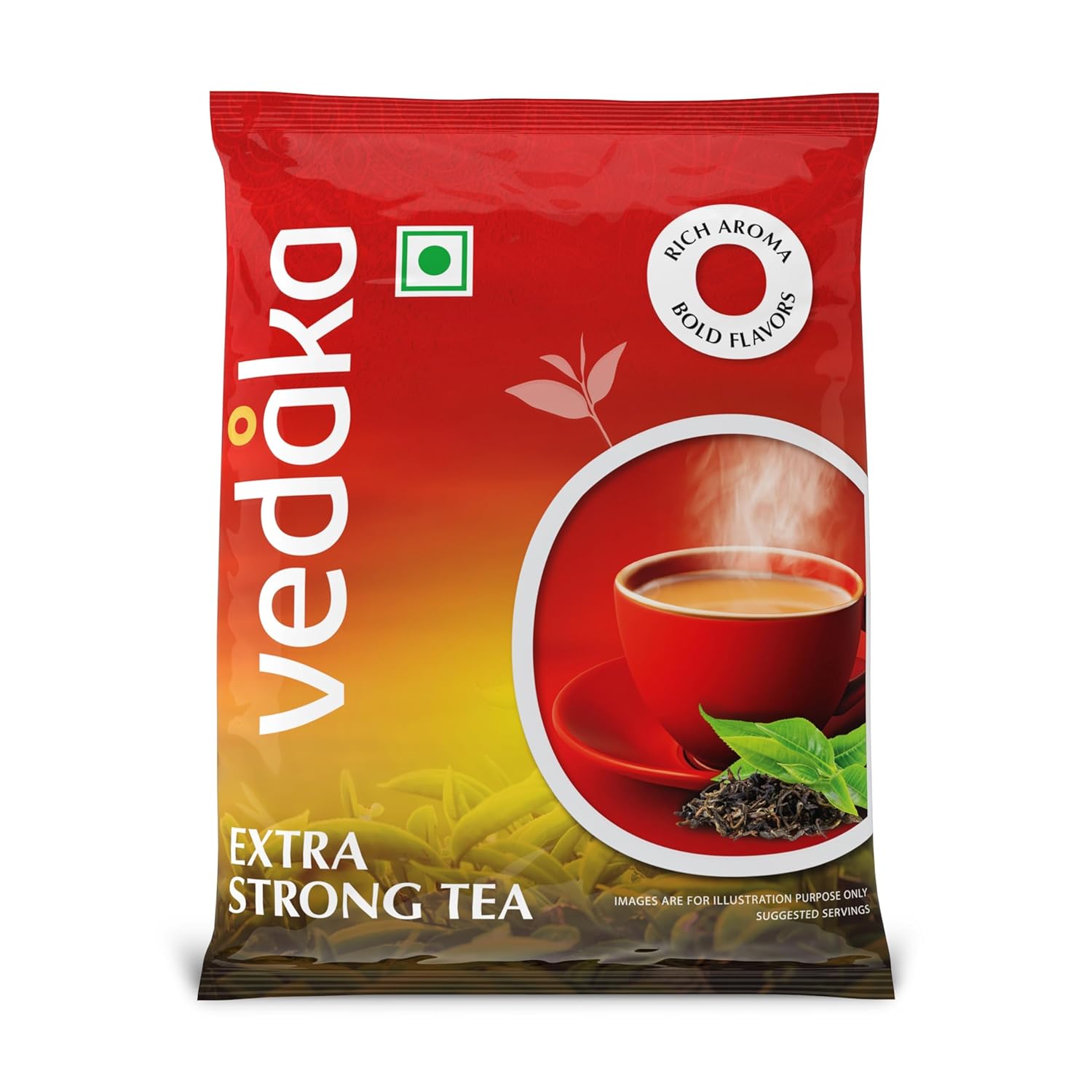 Amazon Brand - Vedaka Extra Strong Tea Powder | 500 G | Kadak Chai ...