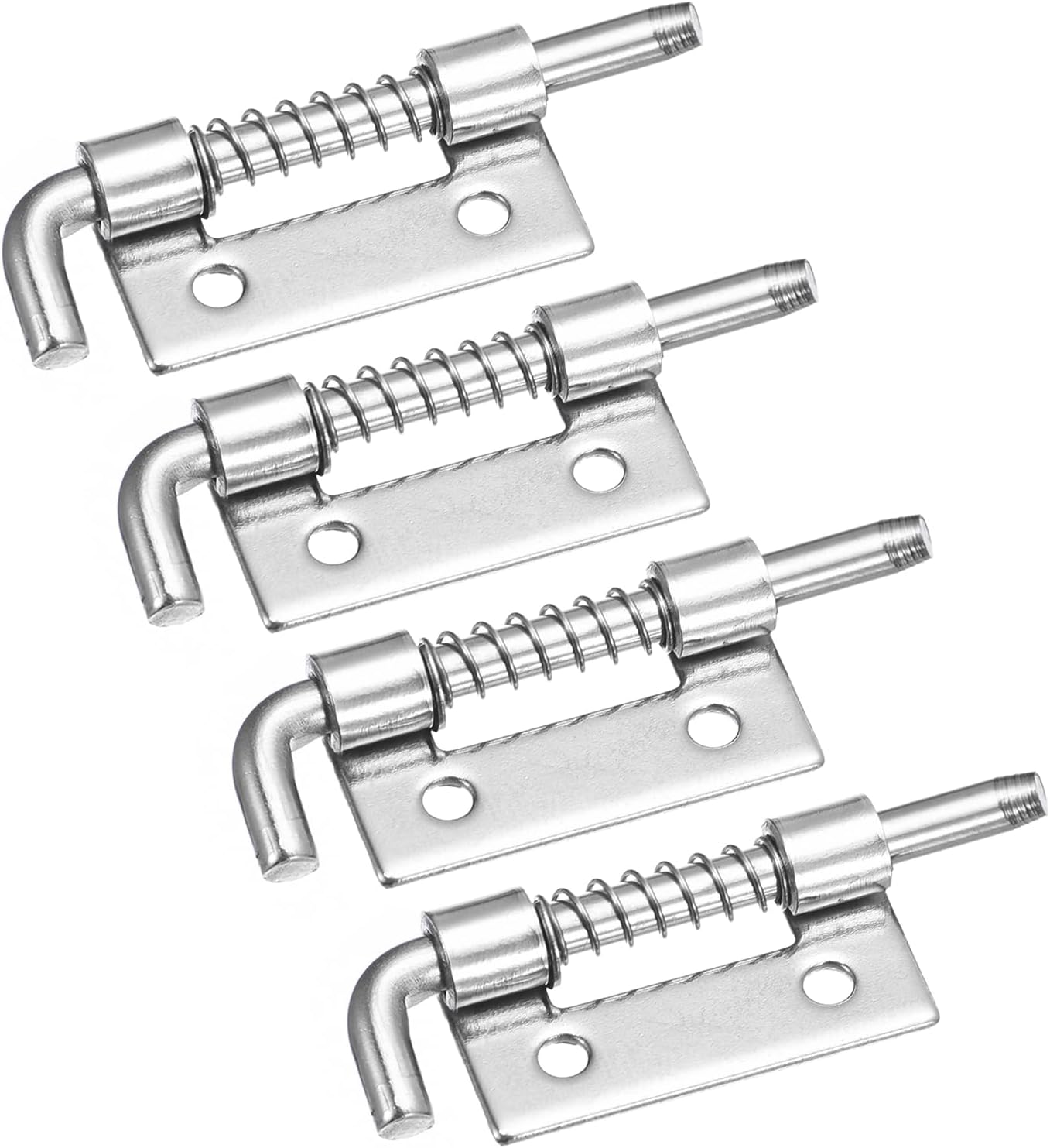 uxcell Spring Loaded Latch Pin, 4Pcs 1.97" - 304 Stainless Steel Spring ...
