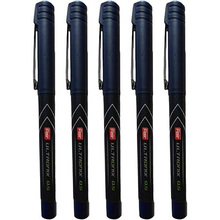 Flair Ultronix 0.5 mm Roller Ink Gel Pen | Set of 2 (Blue) : Amazon.in ...