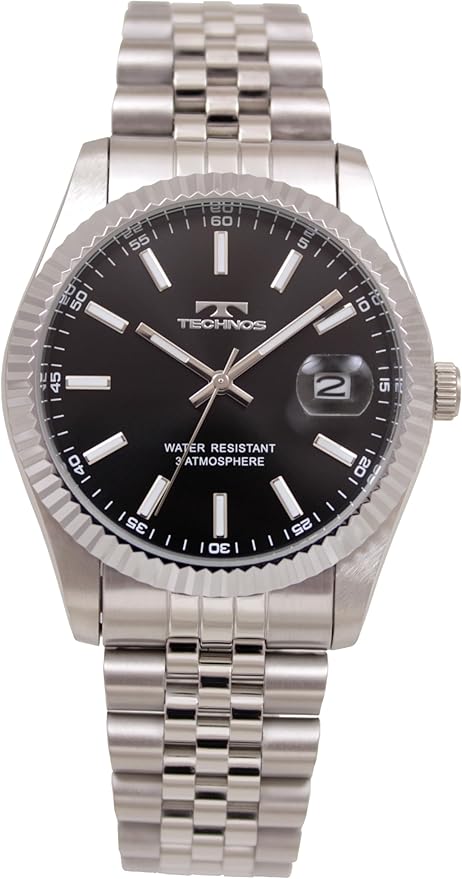 Amazon.co.jp: [テクノス]TECHNOS 腕時計 デイト T6C10SB : ファッション