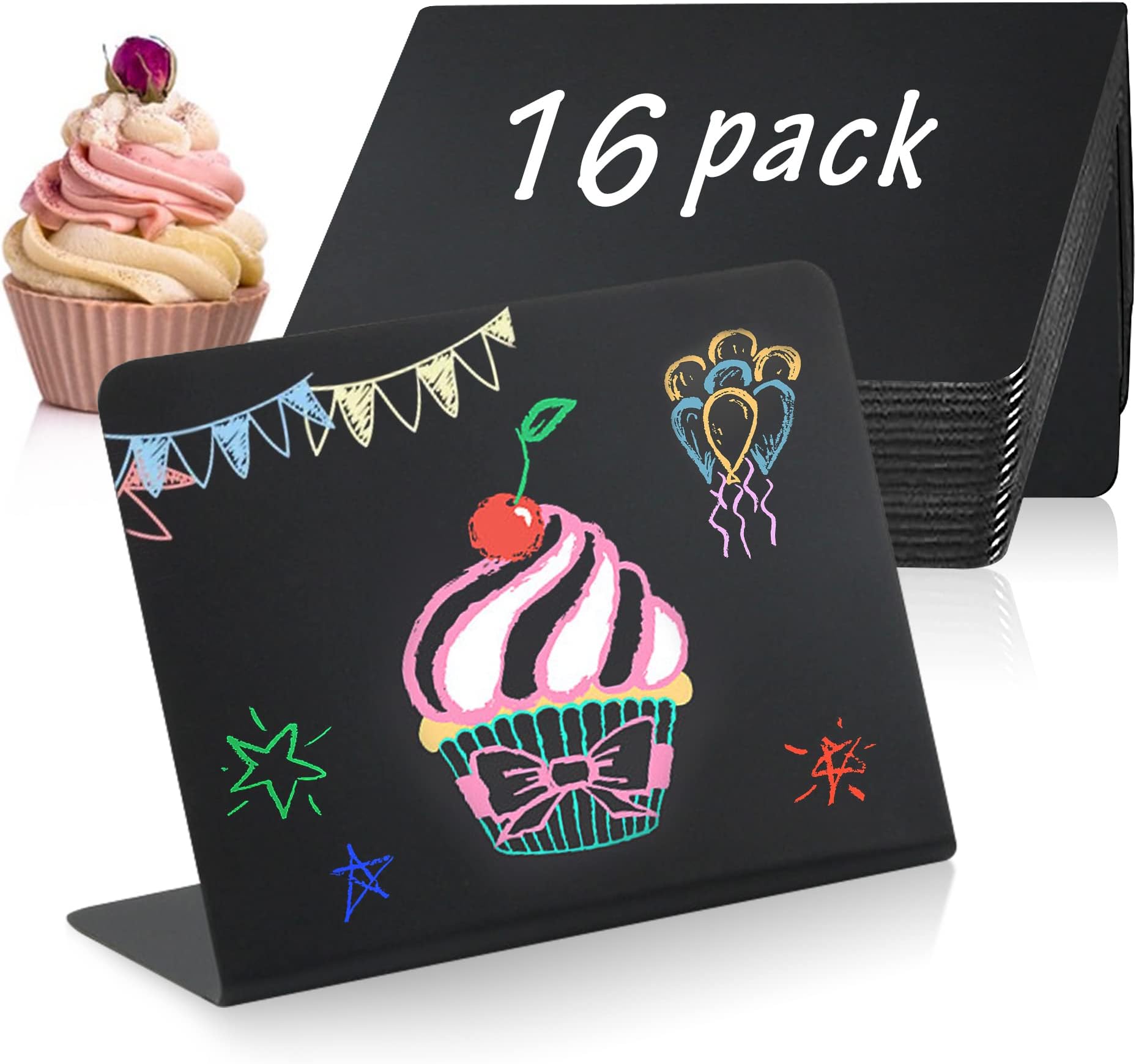 Mini Tableau Noir, Mini Panneau D'affichage, 15 Pièces Mini Ardoise ...