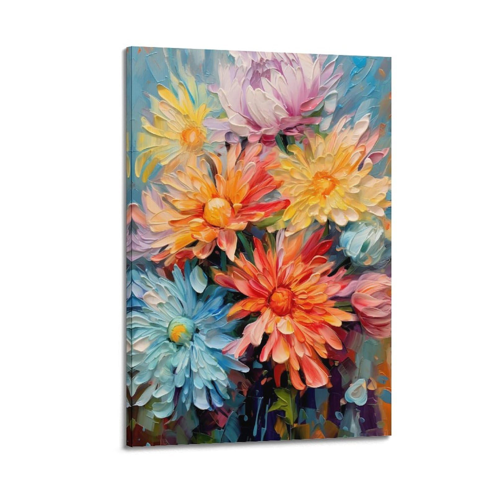 Pittura Di Fiori Di Crisantemo
