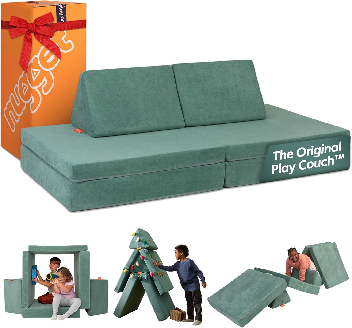 Amazon.com: Nugget - The Original Play Couch for Kids - Modular Foam ...