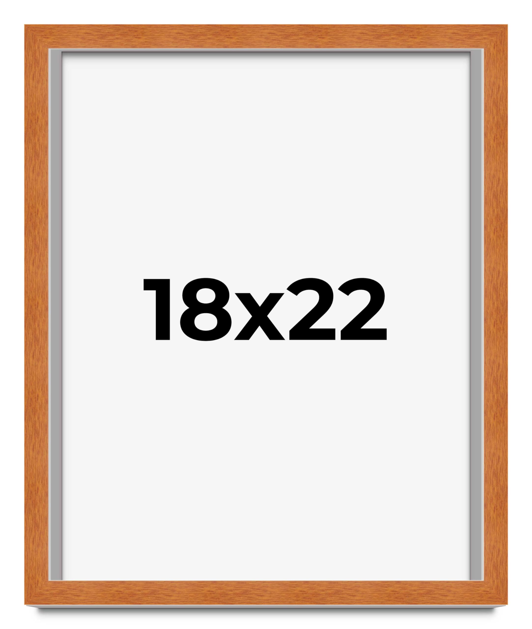 Amazon.com - 18x22 Frame Honey Pecan Brown Solid Wood Picture Frame | 0 ...