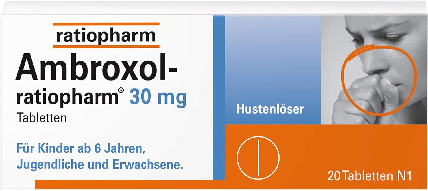 Ambroxol-ratiopharm 30 mg Hustenlöser Tabletten, 20 pcs. Tablets ...