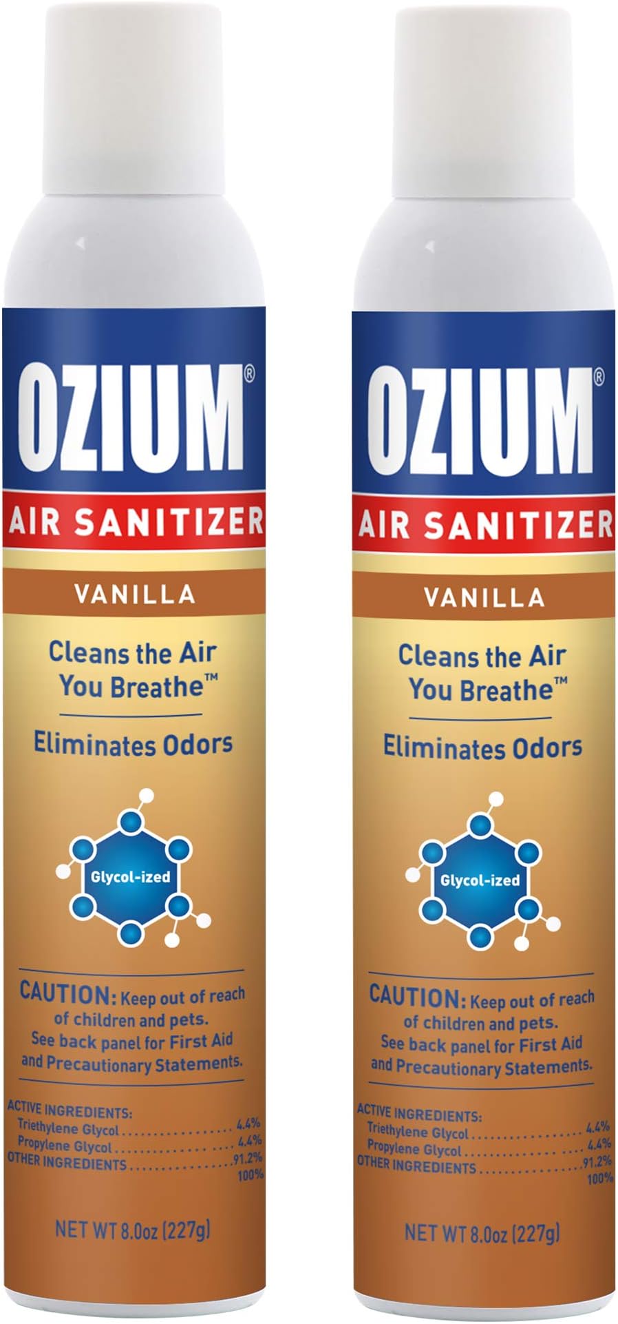 Amazon.com: Ozium Air Sanitizer Reduces Airborne Bacteria Eliminates ...