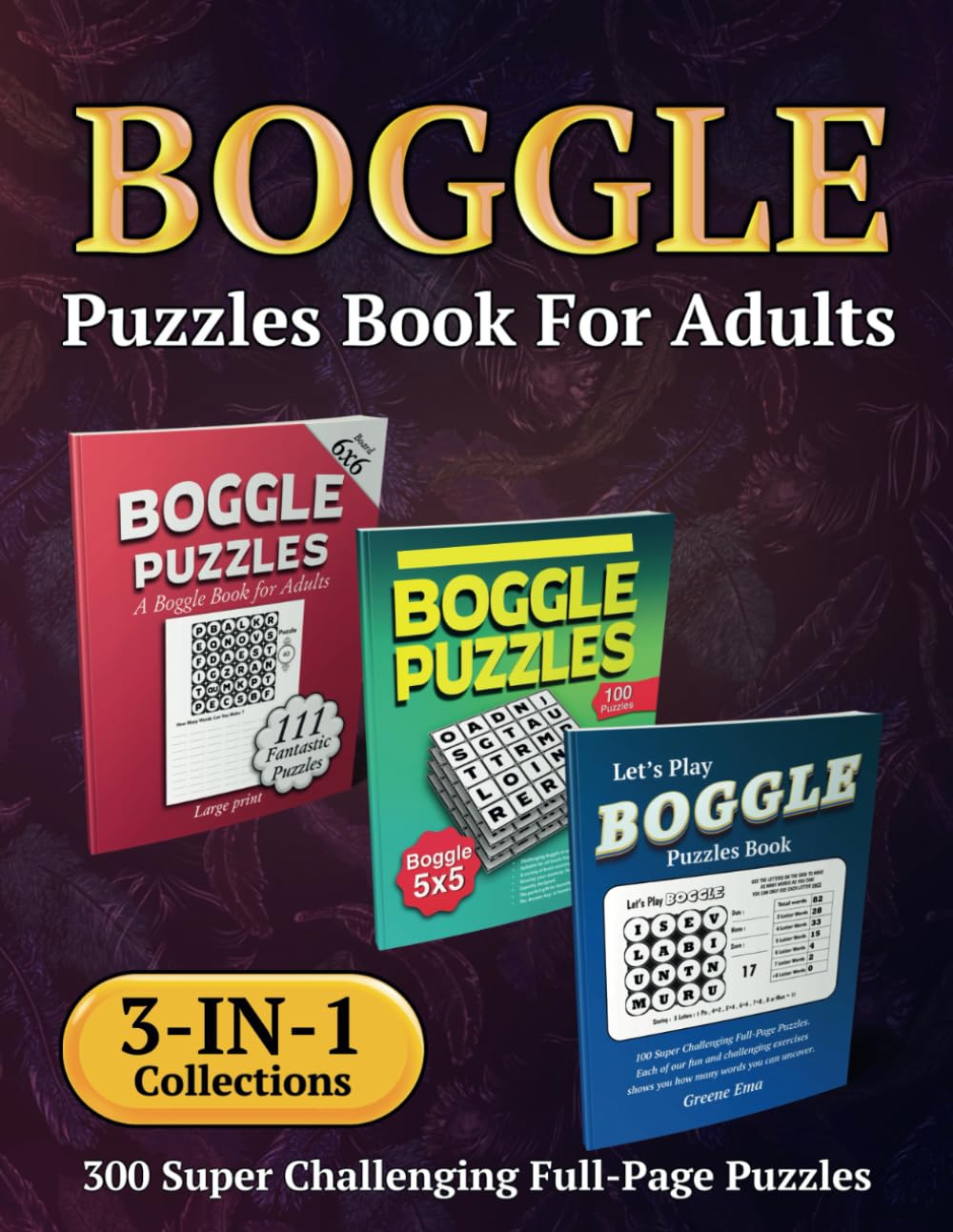 Amazon.com: 3-IN-1 Boggle Puzzle Book for Adults: 300 Puzzles ...