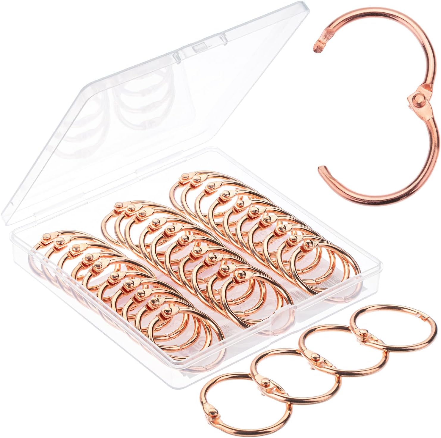 Amazon.com : Mr. Pen- Loose Leaf Binder Ring, 40 Pack, Rose Gold Binder ...
