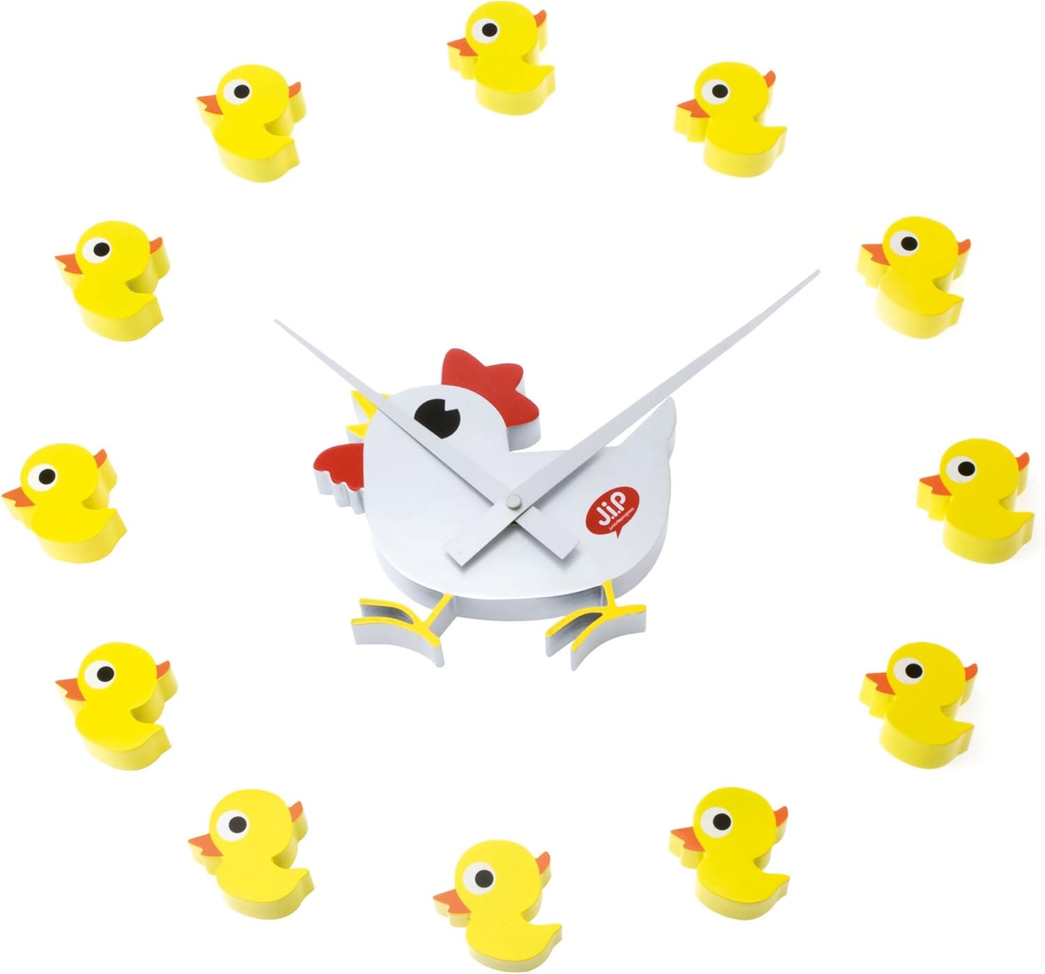Amazon.com: J.I.P. DIY Wall Clock Duck Time : Home & Kitchen