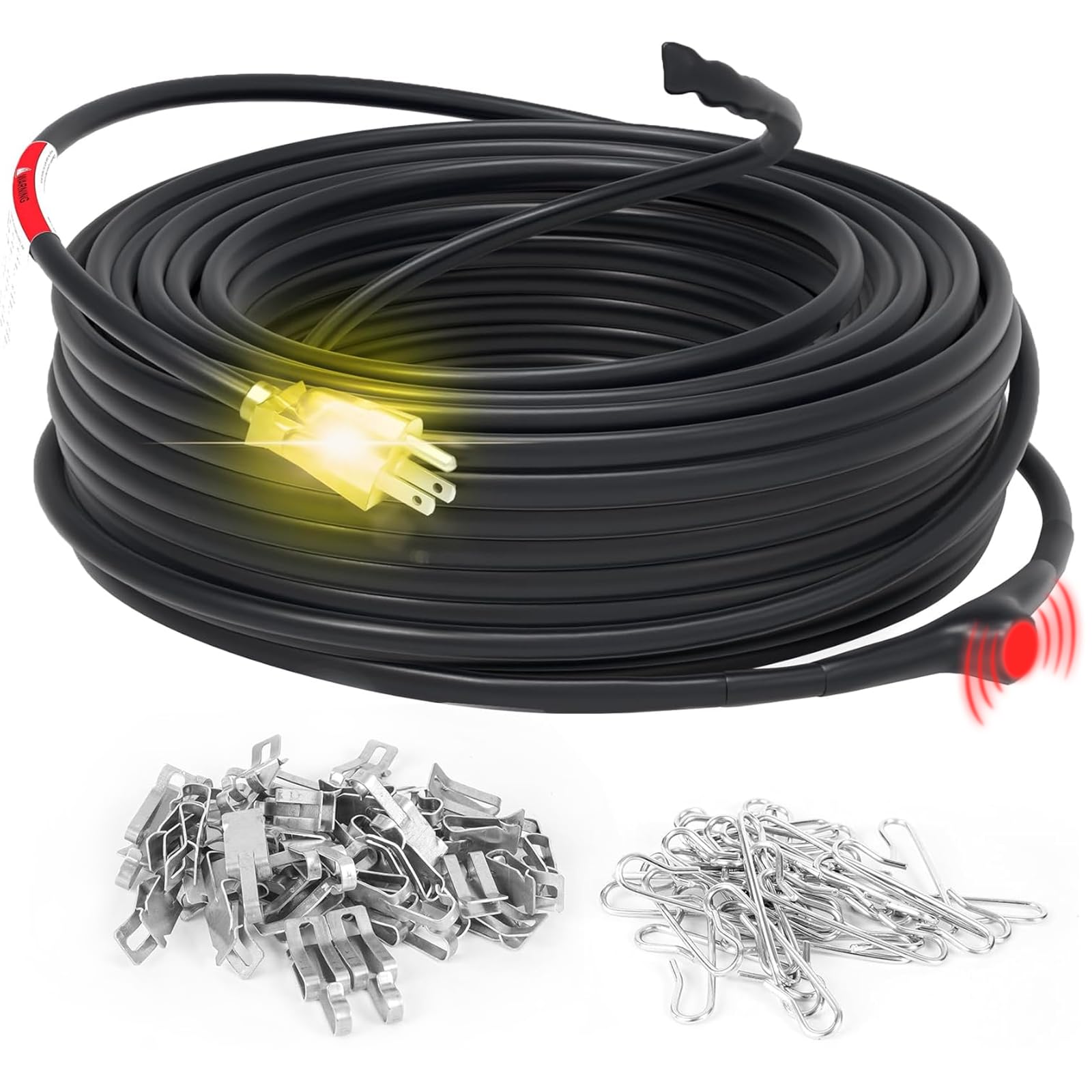 Snapklik.com : HEATIT 24ft Roof And Gutters Heating Cable