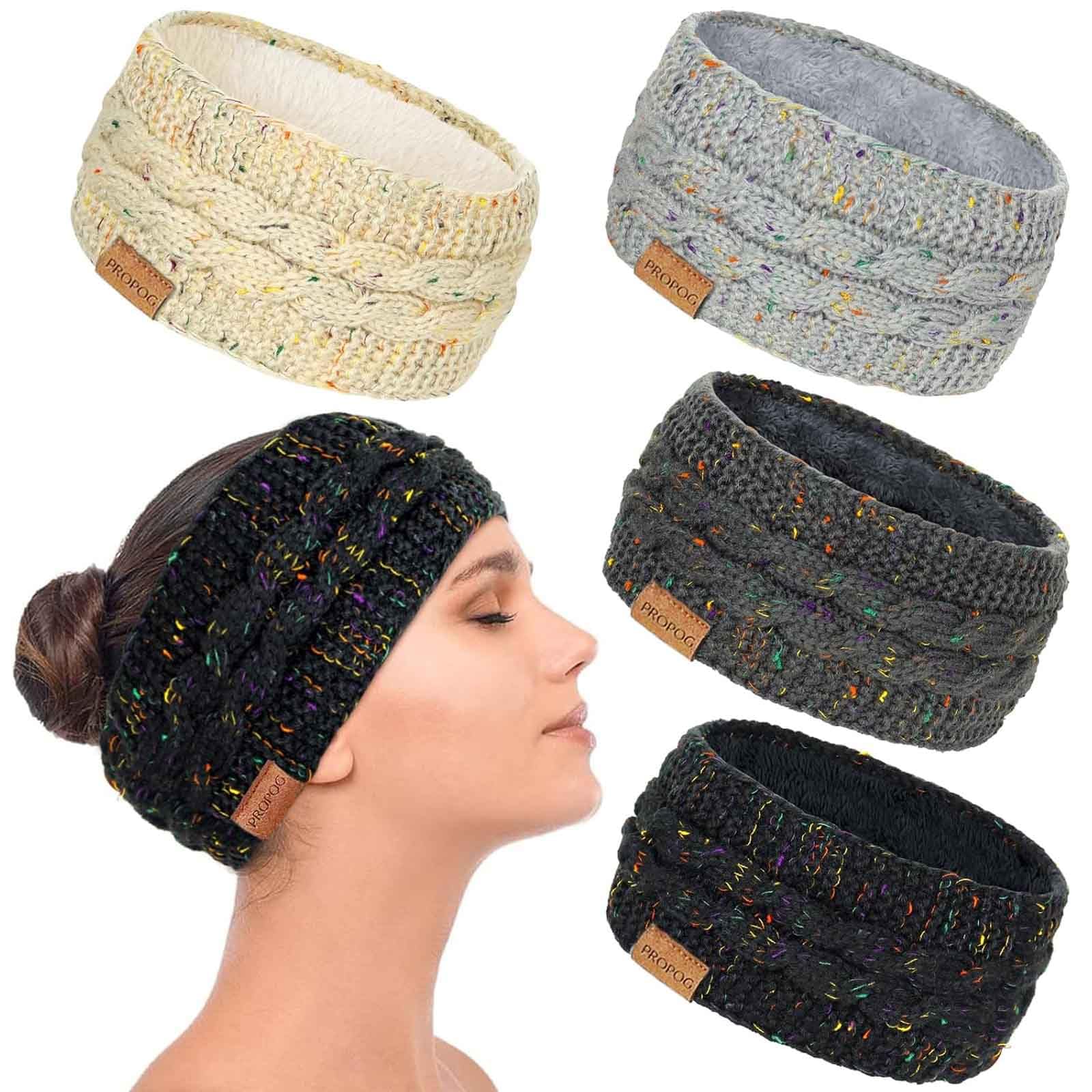 Amazon.com: PROPOG Winter Headbands for Women Ear Warmer, Knit Womens ...