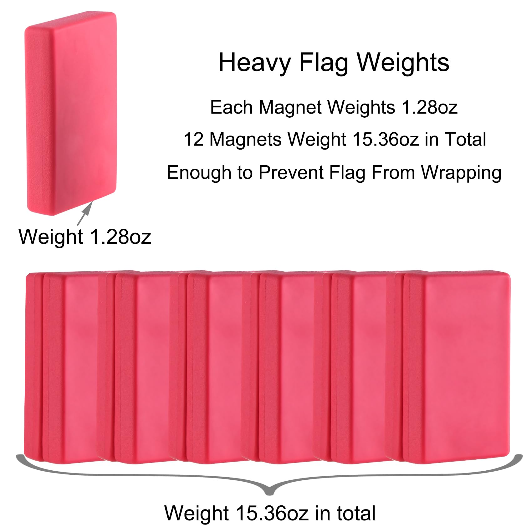 Snapklik.com : Magnetic Flag Weights For Bottom Of Flag In Winds ...