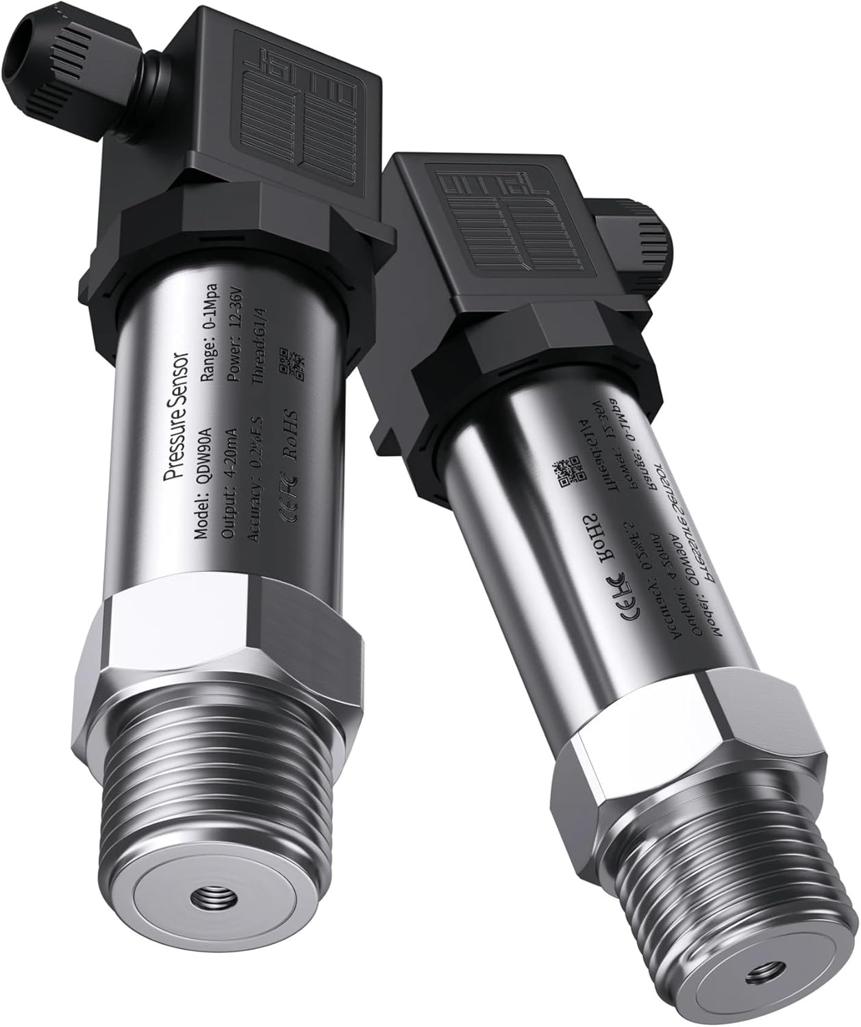 Amazon.com: PPOZYLPC Pressure Transducer 0-16bar 0-25bar 0-40bar 0 ...