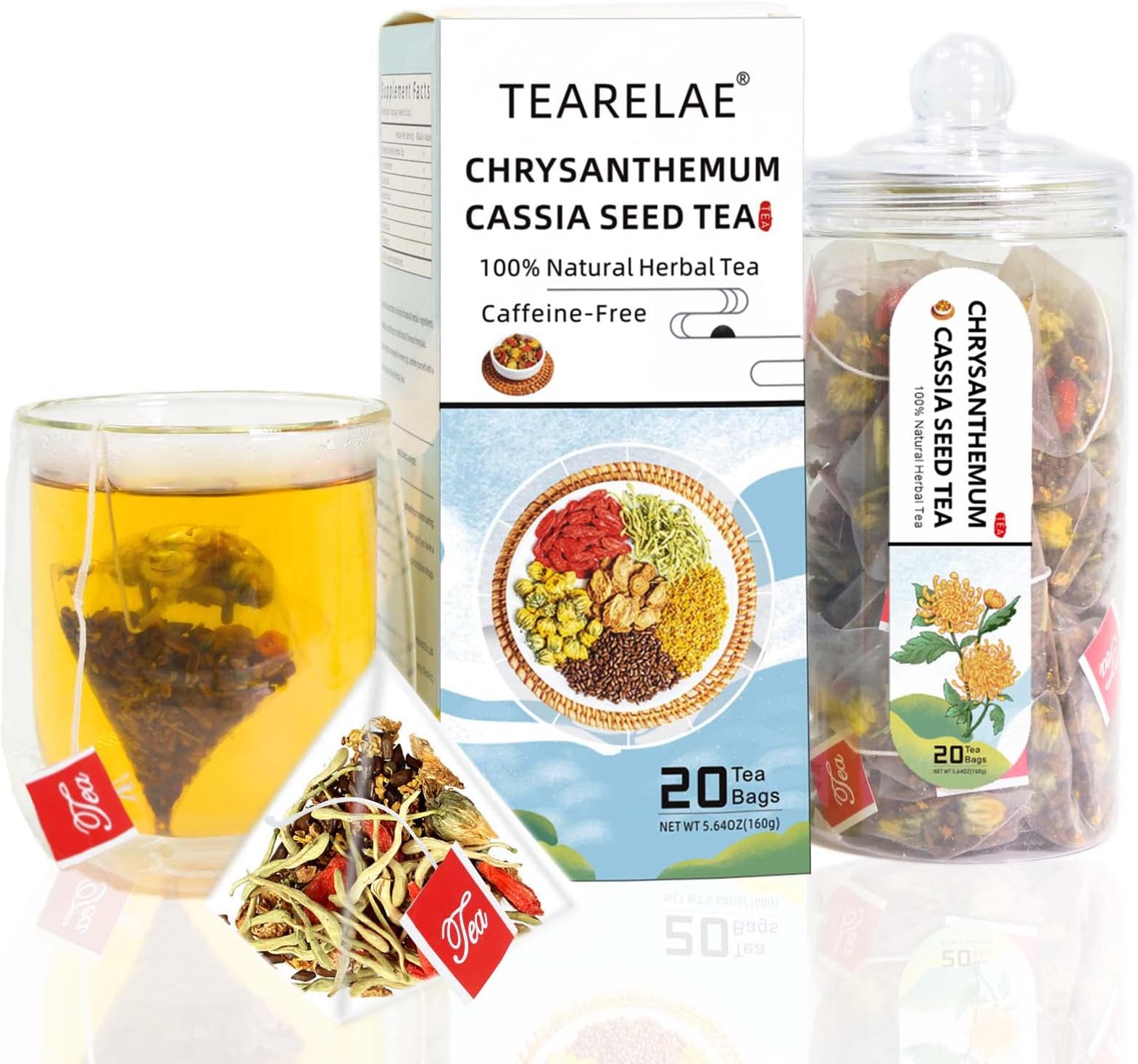 Amazon.com : TEARELAE - Chrysanthemum Cassia Seed Tea - Nourishing ...