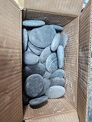 Amazon.com: Lifetop 50 PCS Painting Rocks Bulk, 2"-3" Natural River DIY ...