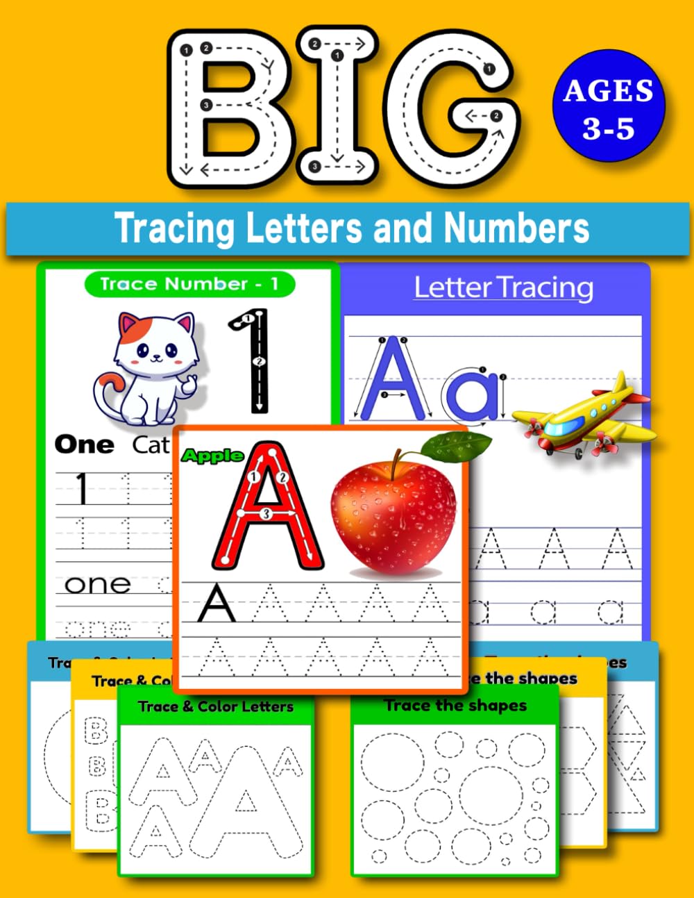 Tracing Letters and Numbers: The Complete Handwriting Practice Workbook ...