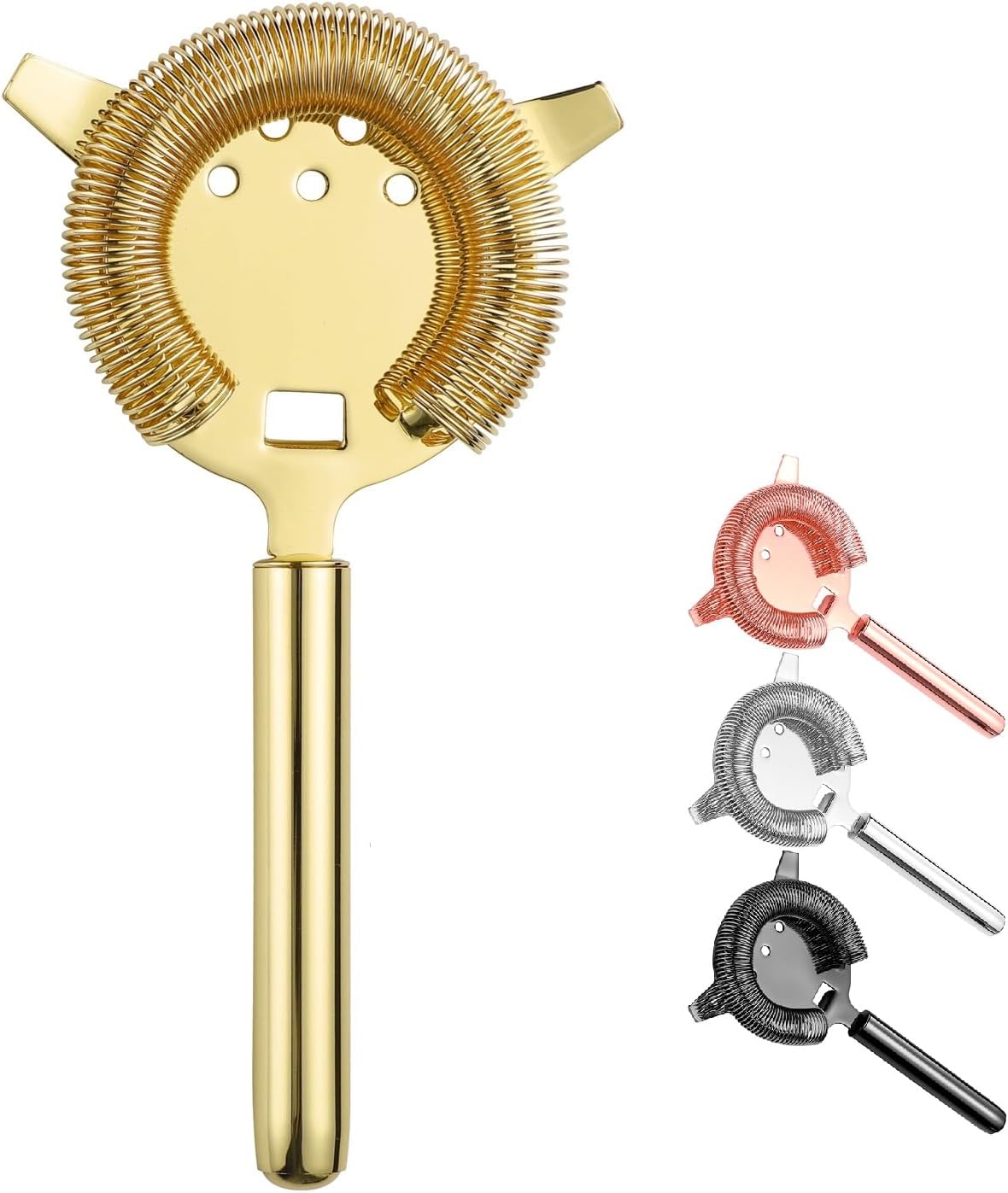 Amazon.com: Cocktail Strainer,Hawthorne Strainer-Long handle design ...