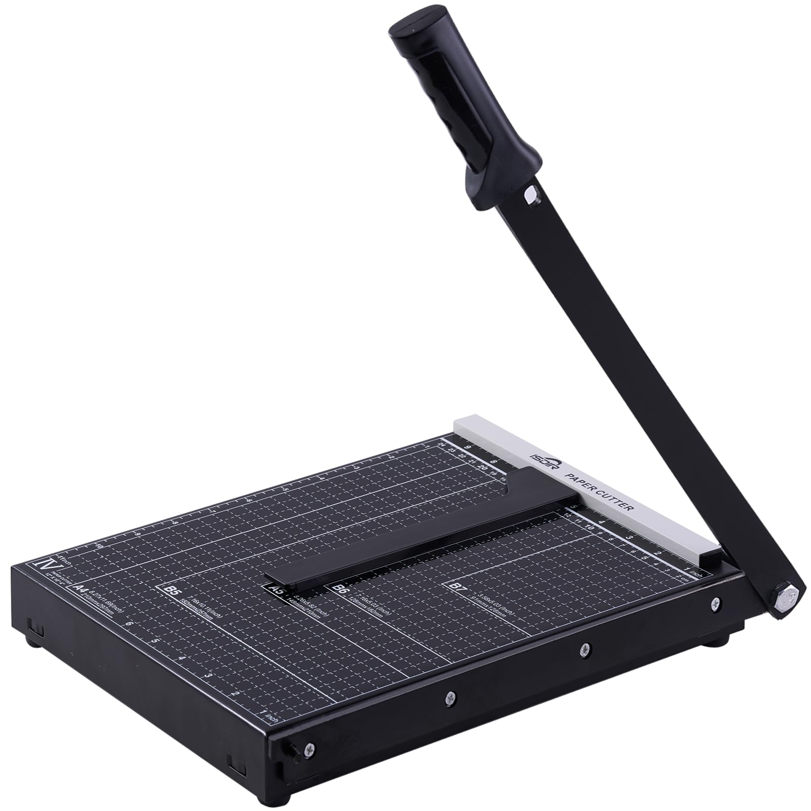 Buy ISDIR 12-Inch Guillotine Paper Cutter, 15 Sheet Capacity, Blade ...