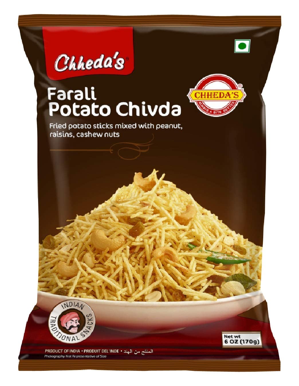 Chheda's - Farali Potato Chivda - Potato Namkeen - Cripsy Namkeen ...
